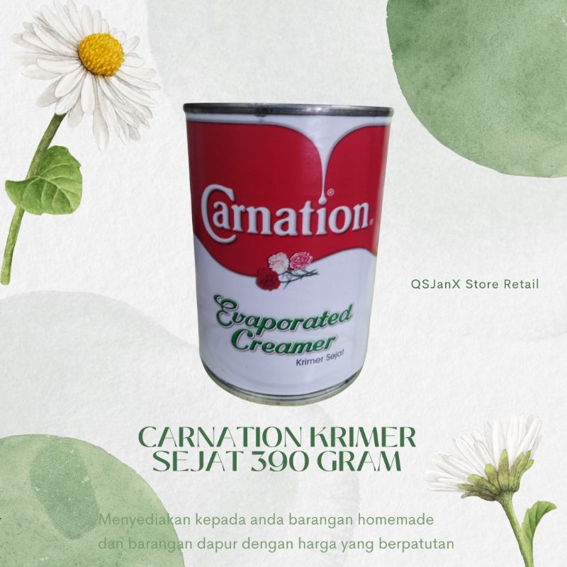 🔥Carnation Krimer Sejat / Evaporated Cream 390 Gram 100% Halal Buatan Malaysia 🔥 | Shopee Malaysia