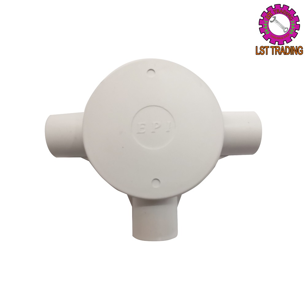 [READY STOCKS] PVC 3 WAY BOX 3/4" ( THREE WAY BOX WITH LID OR LID ONLY ...