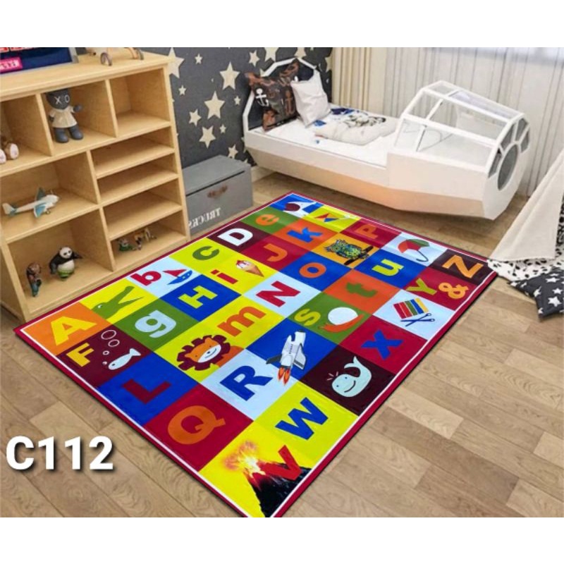KARPET CARTOON /CARPET VALVET / CARPET ABC / 3D / CARPET | Shopee Malaysia