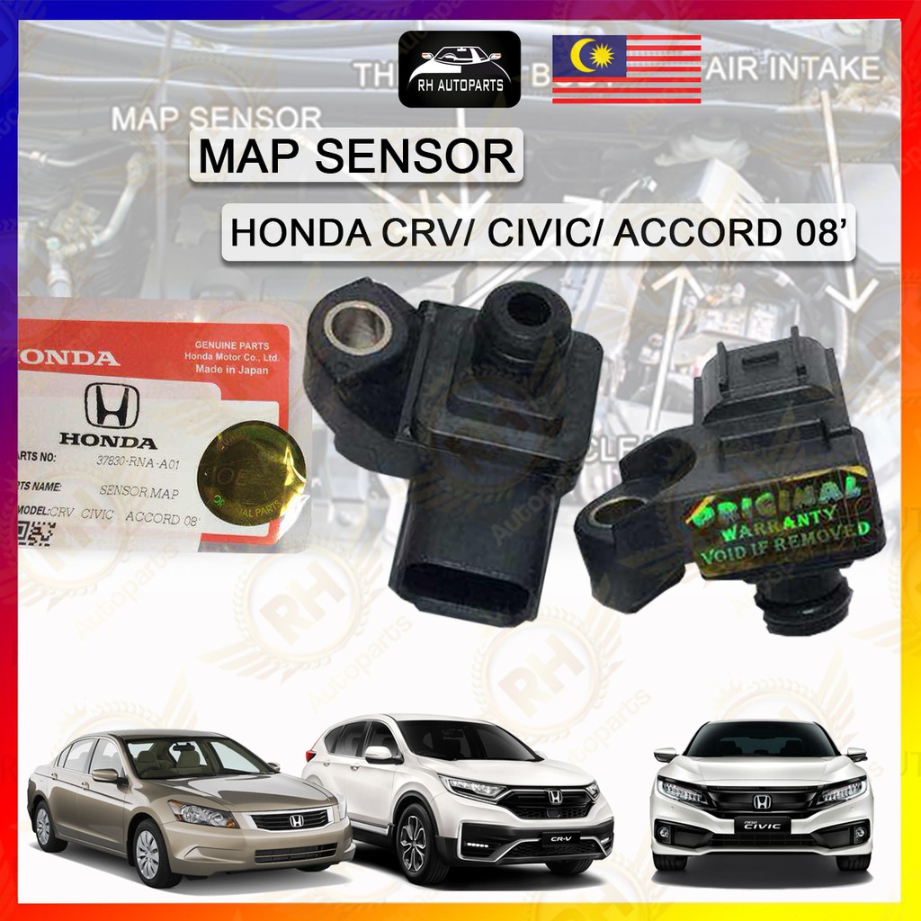 Map sensor Honda Accord 2008 Honda Civic Honda CRV 37830-RNA-A01 ...