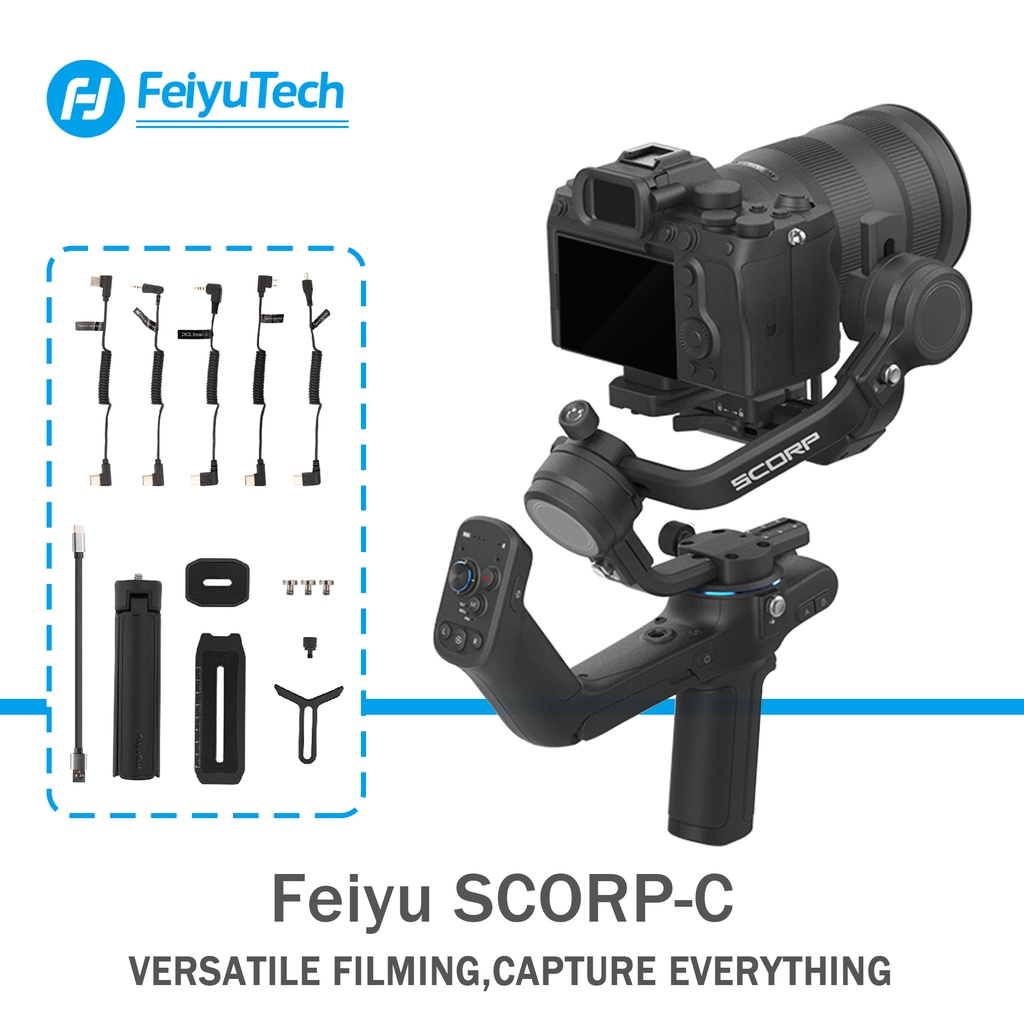 FeiyuTech SCORP-C 3-Axis Handheld Gimbal Stabilizer Handle Grip for ...