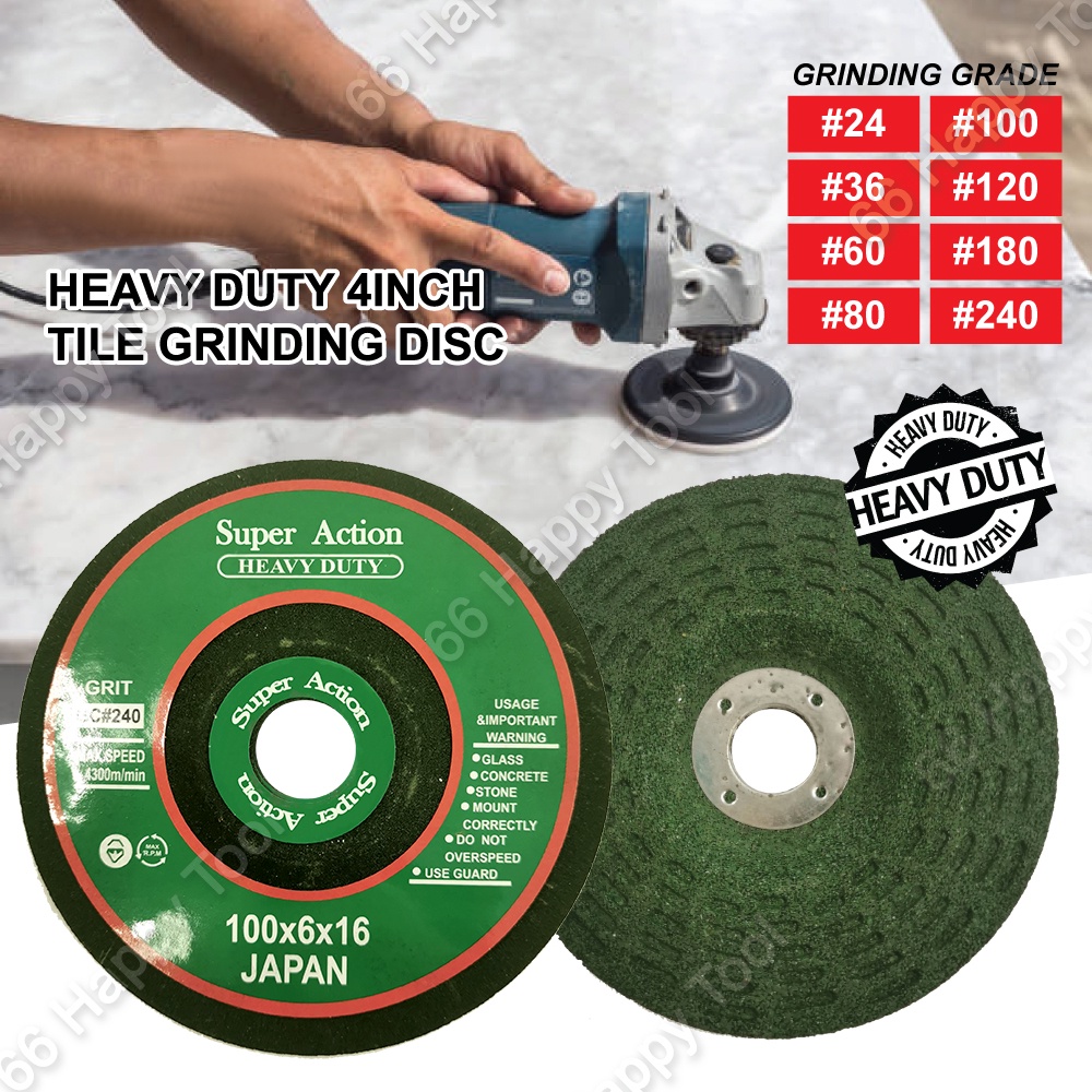 Heavy Duty 4Inch Tile Grinding Disc Marble Tile 100mm Disc 4300rpm (#24 ... Heavy Duty 4Inch Tile Grinding Disc Marble Tile 100mm Disc 4300rpm (#24 ...