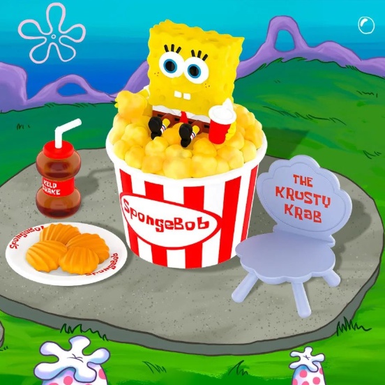 Spongebob Squarepants Picnic Party Series Blind Box POPMART Figure ...