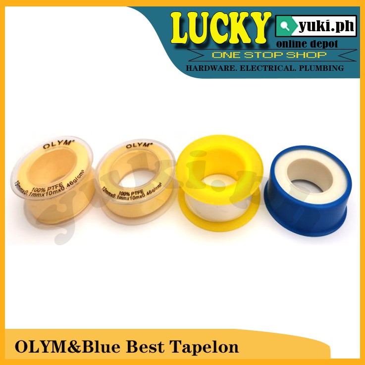 Tapelon Tape Olym 1/2 ", 3/4"& Blue Best 1/2" , 3/4",1" (Sold per 10pcs ...