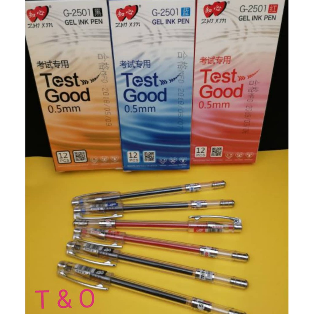 Test Good Gel Writing Pen 3 Colour 0.5 mm | Shopee Malaysia