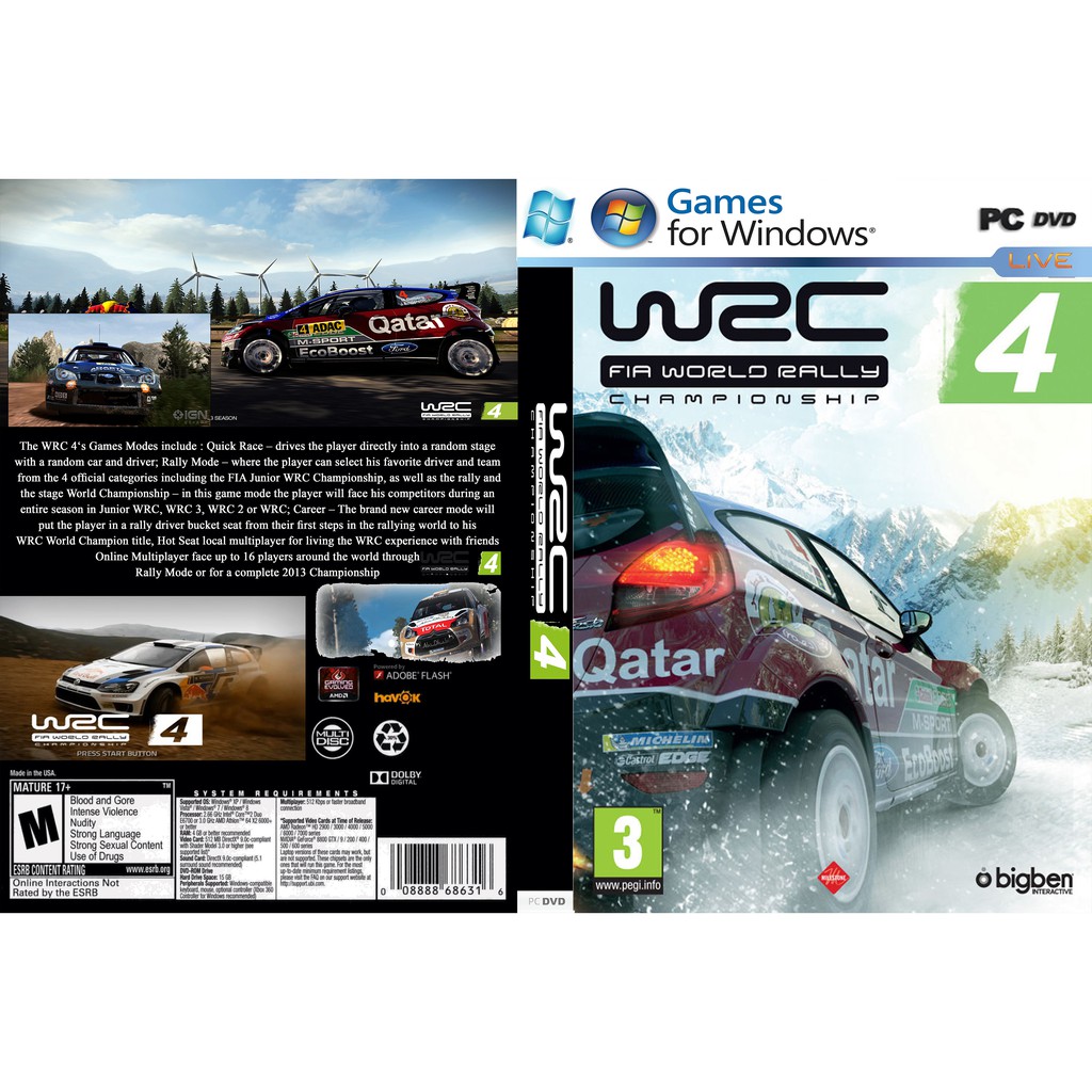 WRC 4 FIA World Rally Championship PC GAME [Offline INSTALLATION ...