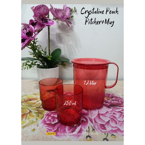 Tupperware Classy Drinking Set : Set Jug Cawan dan Tray | Shopee Malaysia