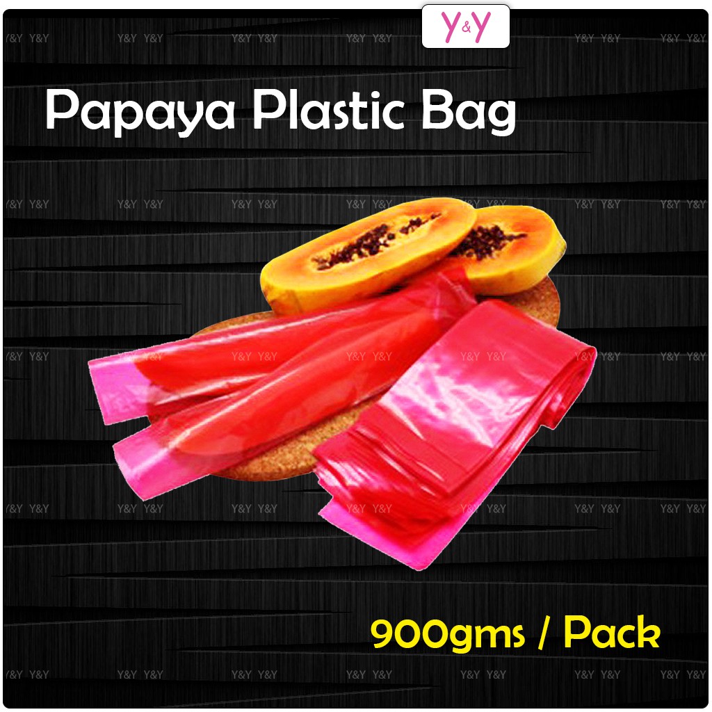 Papaya Plastic Bag / Plastik Buah Betik / PE Papaya Plastic Bag (900gms ...