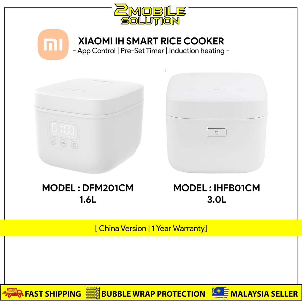 XIAOMI Smart Electric Rice Cooker 2 [App Control | Pre-set Timer ...
