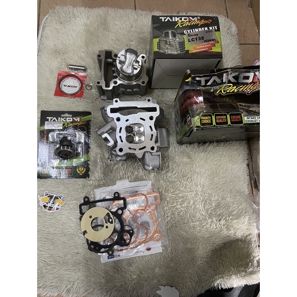 yamaha lc135 taikom racing head with valve 19/21.5mm racing block 62mm ...