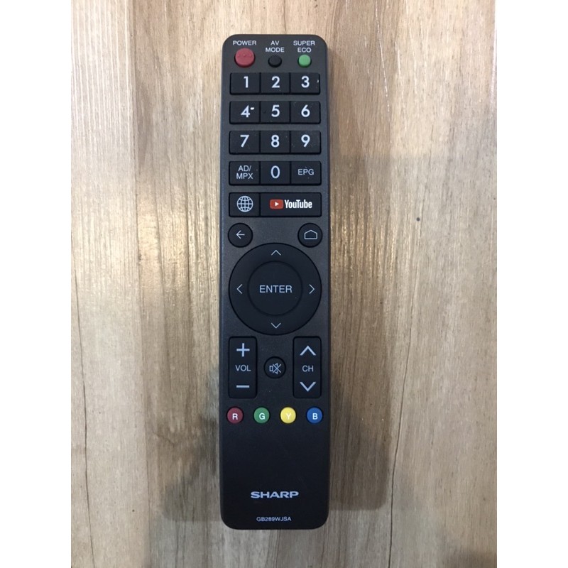 SHARP TV Remote Control (GB289WJSA) | Shopee Malaysia