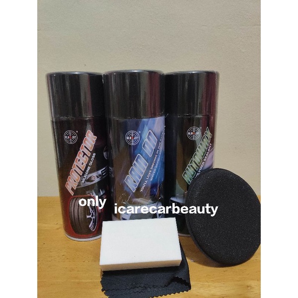 FREE POLISH PAD&COATING SPONGE!!! BLUJAY Rain On/Rain Repeller Spray ...