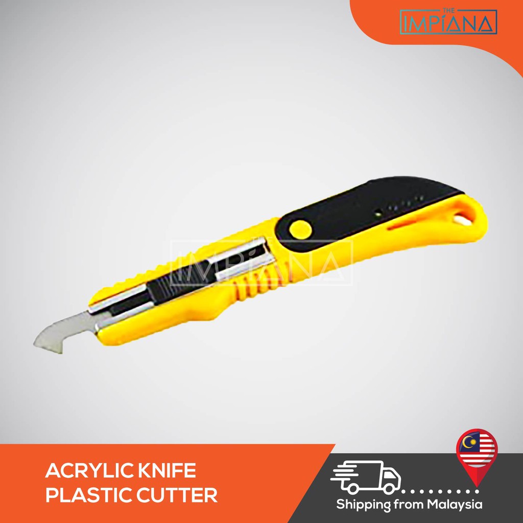 Acrylic Knife / Pisau Acrylic / Pisau Perspex / Hook Knife | Shopee ...