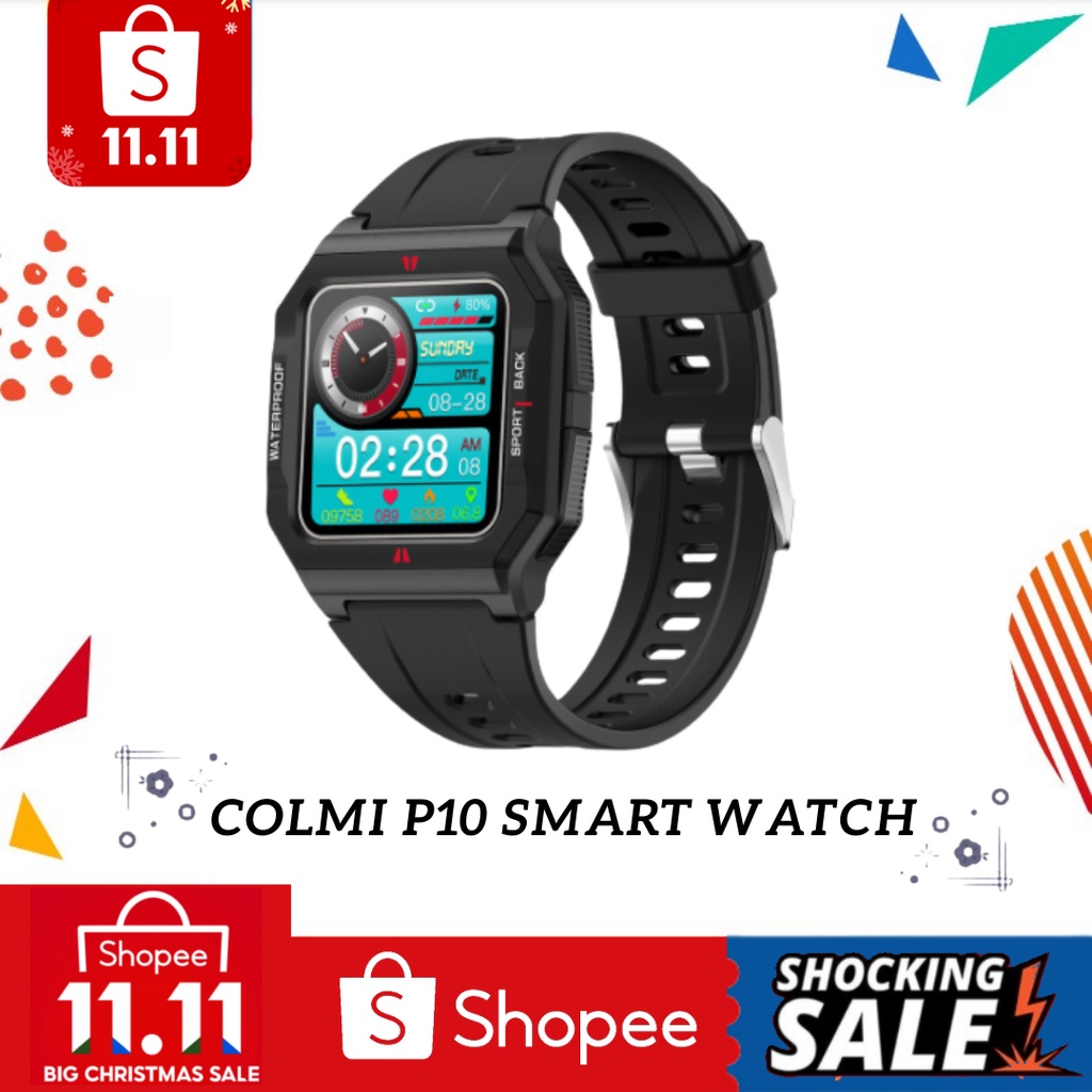 [ READY IN KL ] 🔥 COLMI P10 Smartwatch 1.3 Inch Touch Screen Bluetooth ...