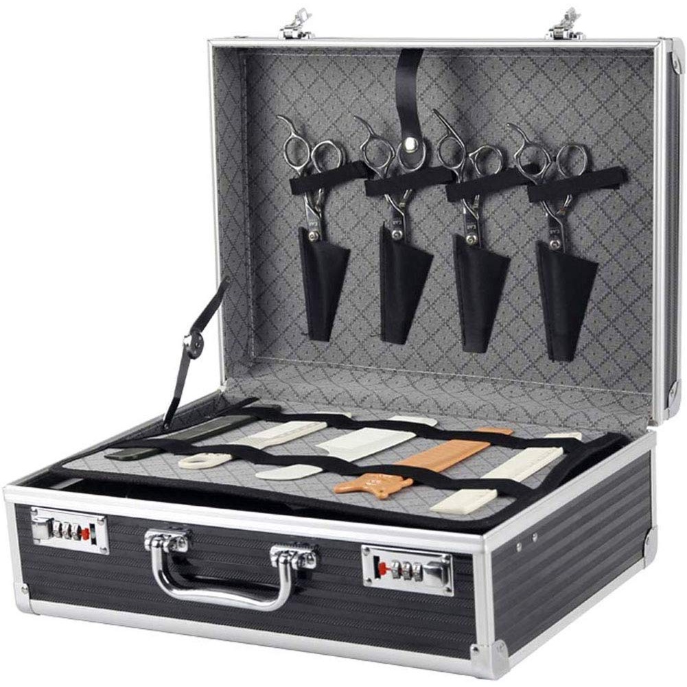 Aluminium Hard Case Tool Bag Brief Case Box for Barbers Beauticians ...