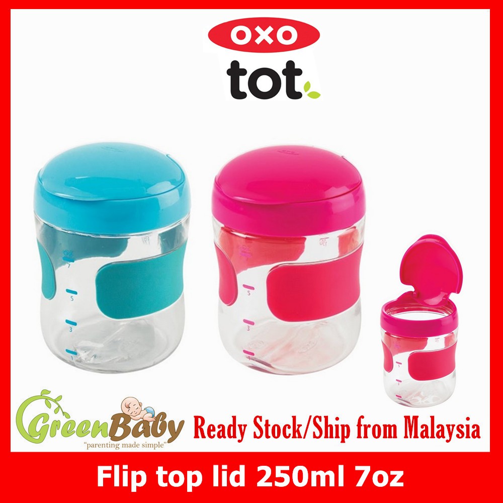 Oxo Tot Large Flip-Top Snack Cup 250ml | Shopee Malaysia