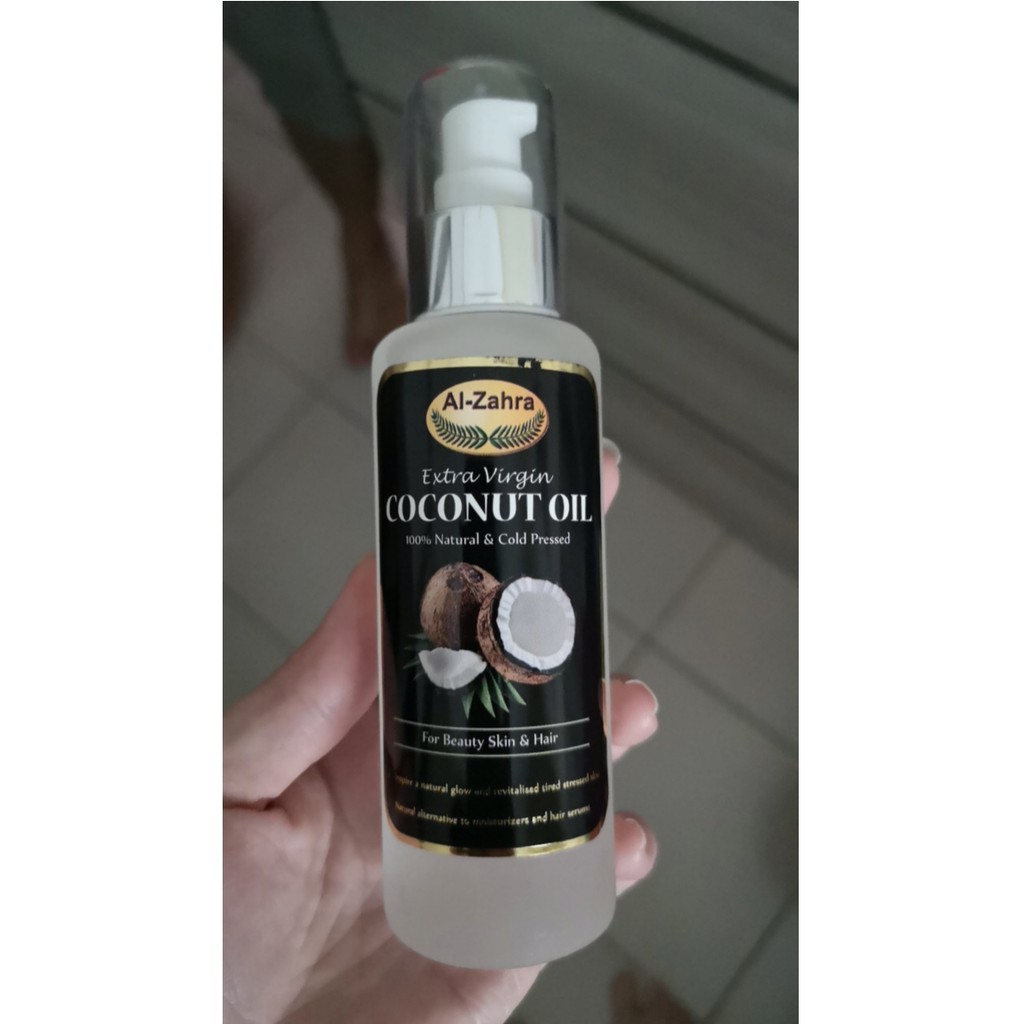 Al-Zahra Extra Virgin Coconut Oil 100 ml | Shopee Malaysia