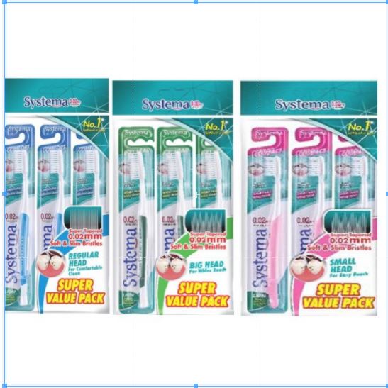 Systema Soft Toothbrush Super 【Value Pack】 | Shopee Malaysia