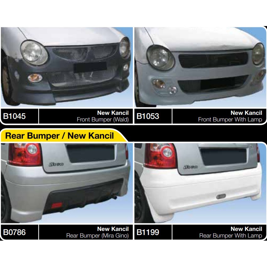 Perodua kancil Wald Mira Gino Front Rear bumper lamp 2002 2003 2004 ...