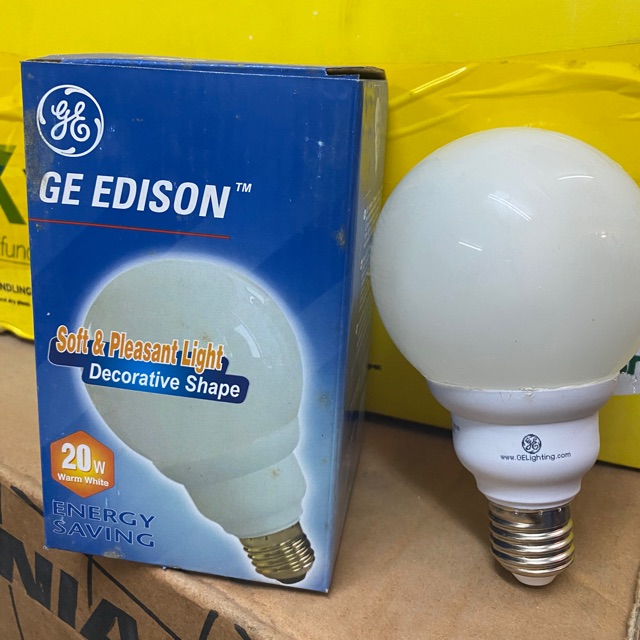 [CLEARANCE] GE G80 20W E27 Energy Saving Globe Bulb | Shopee Malaysia
