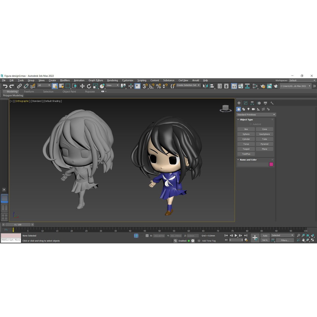 3D Character Chibi Mascot Modelling & 2D Drawings Drafting & Mechanical ...
