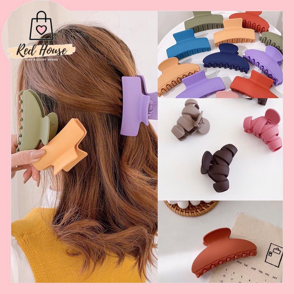 Ready Stock Plain Colour Big Shark Claw Klip Rambut | Shopee Malaysia
