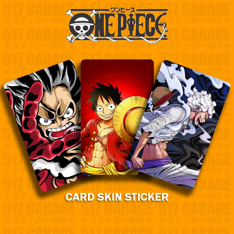 ONE PIECE - LUFFY GEAR - T*G STICKER - ATM STICKER - ACCESS CARD ...