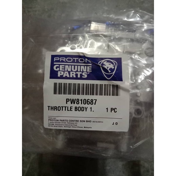 100%ORIGINAL PROTON THROTTLE BODY PROTON GEN2,PERSONA,BLM 1.6,PREVE 1.6 ...