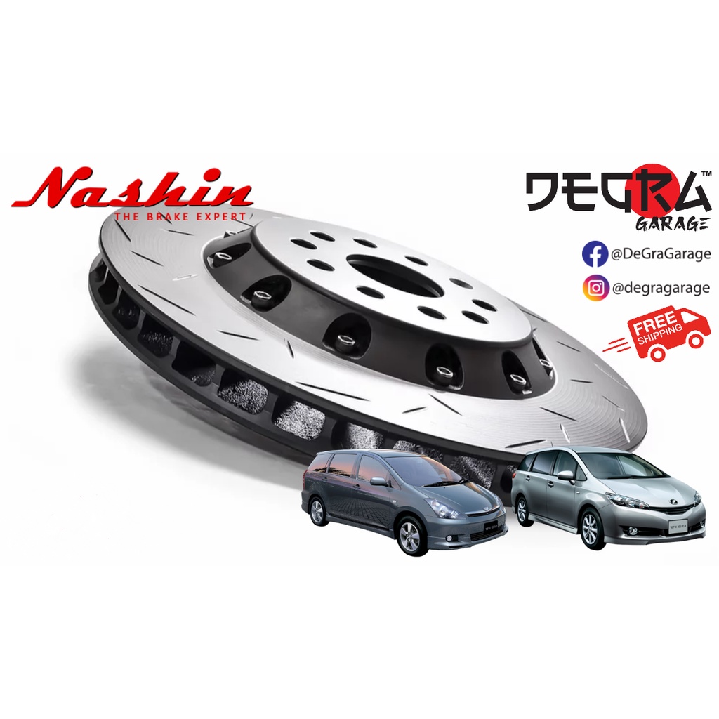 TOYOTA Wish NASHIN Brake Disc OEM Replacement | Shopee Malaysia