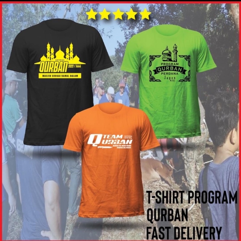 Design Tshirt Ibadah Qurban | Tshirt Qurban | 2022 Qurban Korban Baju ...