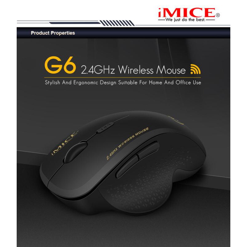 iMICE G6 WIRELESS GAMING MOUSE | Shopee Malaysia