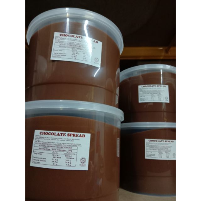 Jem Coklat / Peanut Spread Waffle ,Bomboloni ,Kuih Kapit 5kg (Tab ...