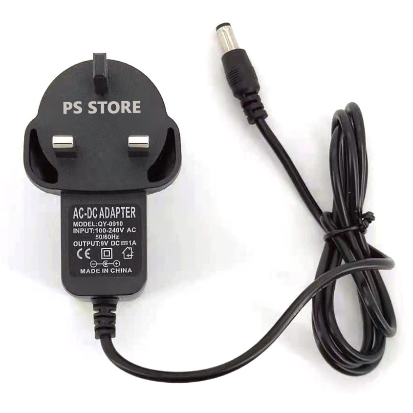 ( READY STOCK ) AC to DC Power Adapter 9V 1A ( UK Plug ) | Shopee Malaysia