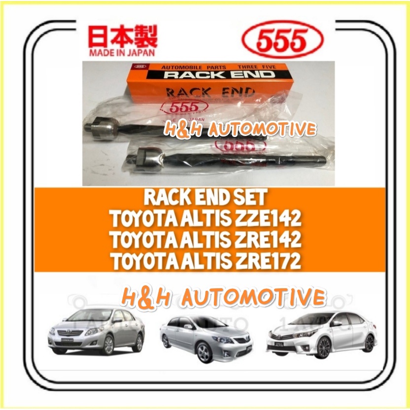 555 Japan Rack End Set for Toyota Altis Zze141 Zze142 Zre141 Zre142 ...