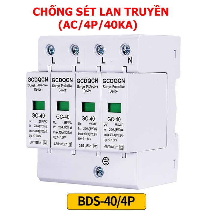 Surge Protection 40KA 4P AC - 3 PHASE INTERNAL Surge Protection 40KA ...