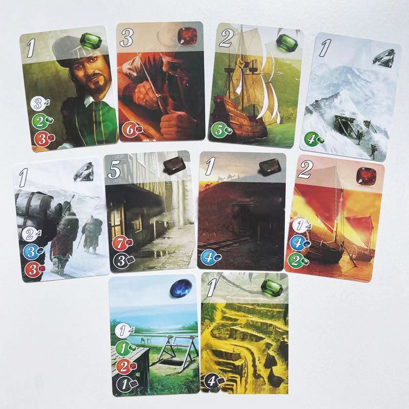 Splendor Board Game Full English Mini Version Exquisite Party Playing ...