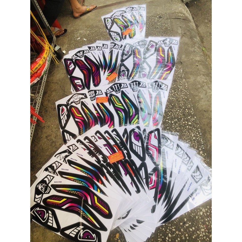 Decal decal stickers for turn signals and tail light cups, full set of ...