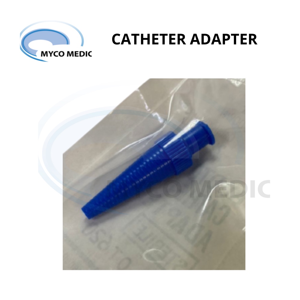 CATHETER ADAPTER | DISPOSABLE CONNECTOR | BLUE/WHITE | Shopee Malaysia