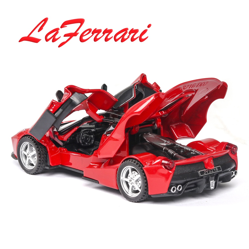 【RUM】1:32 Scale Laferrari Alloy Car Model Light & Sound effect diecast ...