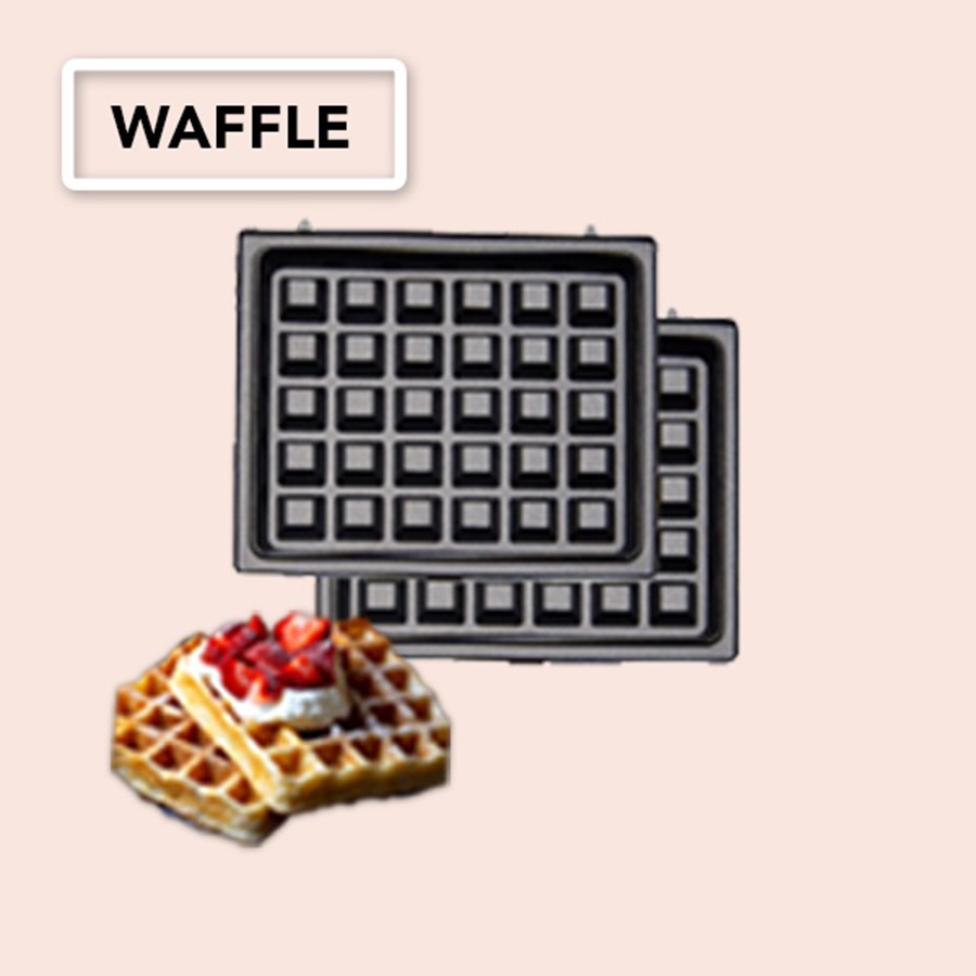 Waffle Maker Trays 8 In 1 Sandwich Maker Tray Pembakar Waffle | Shopee ...