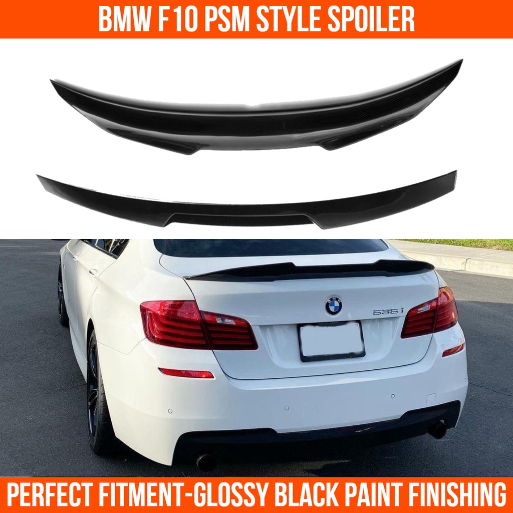BMW F10 5 series rear spoiler PSM MP M4 Spoiler carbon spoiler F10 ...