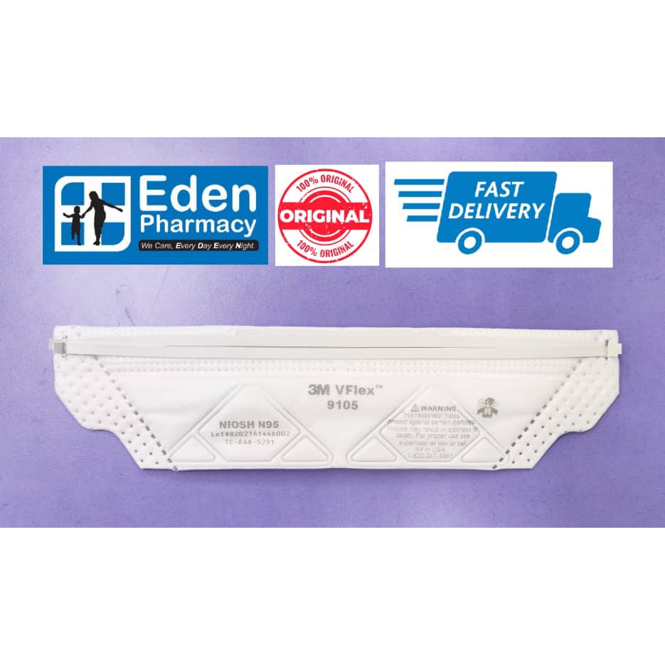 3M 9105 VFlex particulate Respirator N95 Mask ( 1 piece ) | Shopee Malaysia