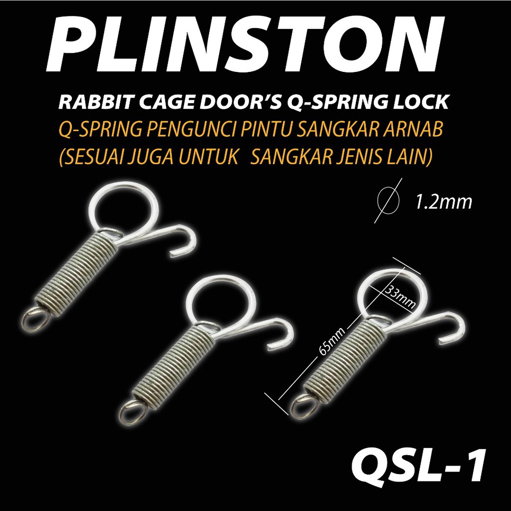 HOT🔥 6.5cm Spring Besar - hook lock door cage rabbit sangkar arnab ...