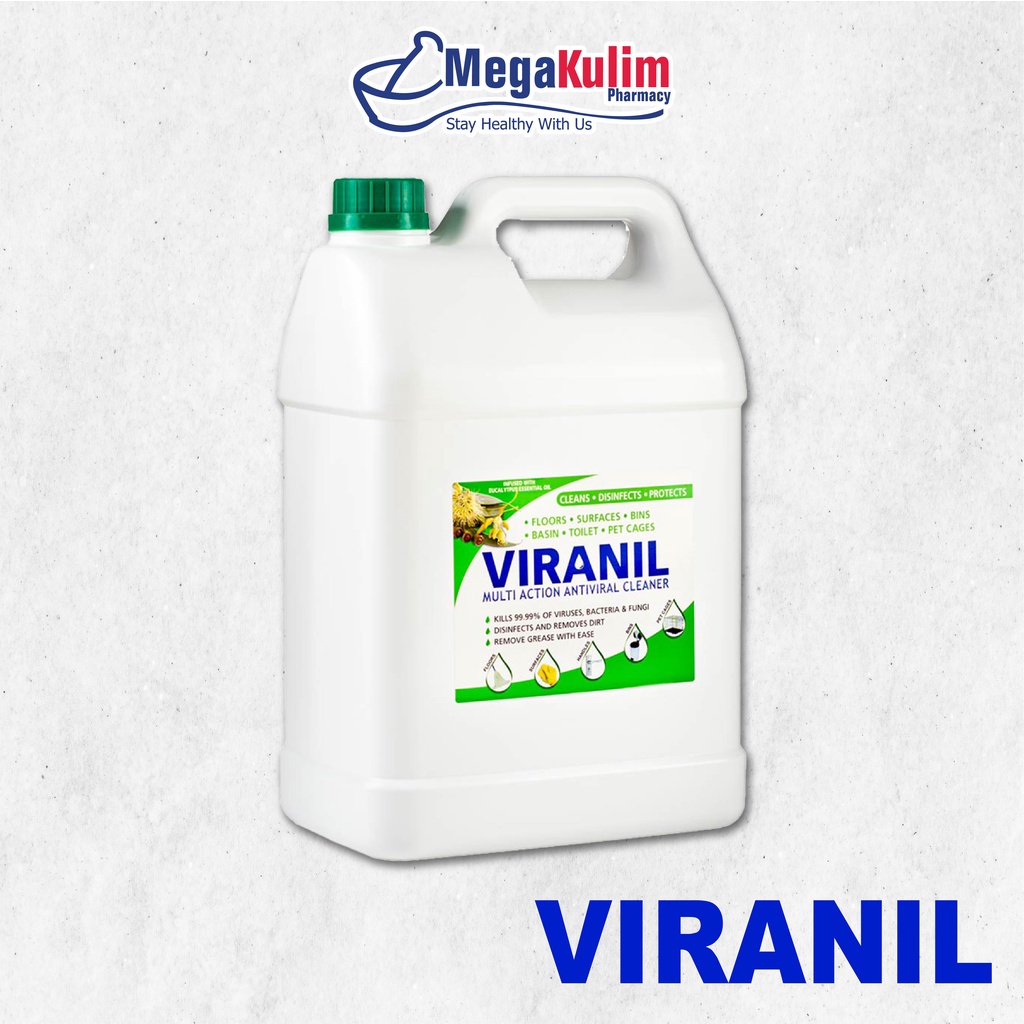 Viranil Eucalyptus Multi Action Antiviral Cleaner 5 Litre | Shopee Malaysia