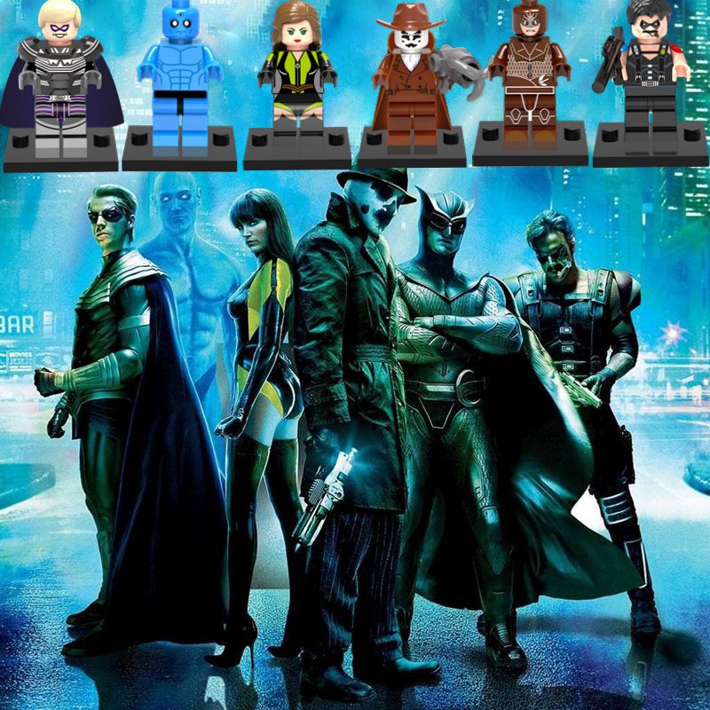 Compatible with Leging Marvel Minifigures Toy Watchmen Rorschach Joker ...