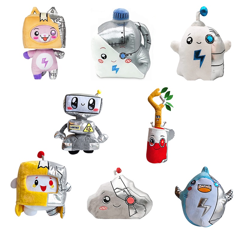 Toys Lankybox Plush Led Boxy Robots Dolls And Soft Huggable | Shopee ...