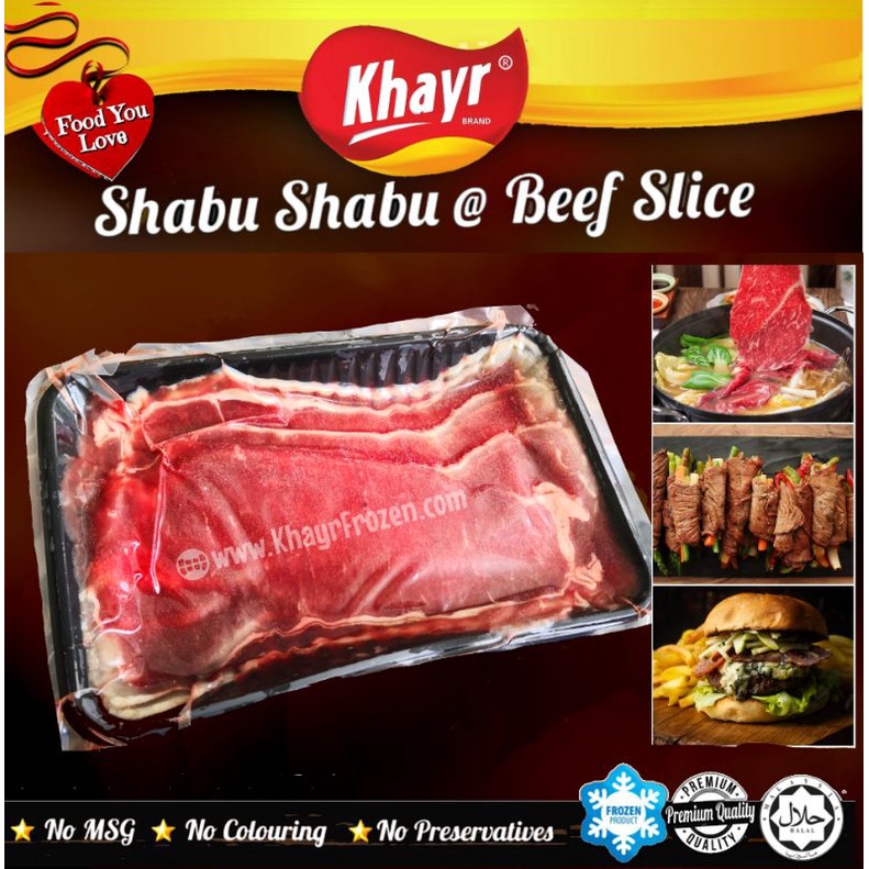 Khayr Halal Shabu Shabu @ Beef Slice using Australian Striploin/Ribeye ...