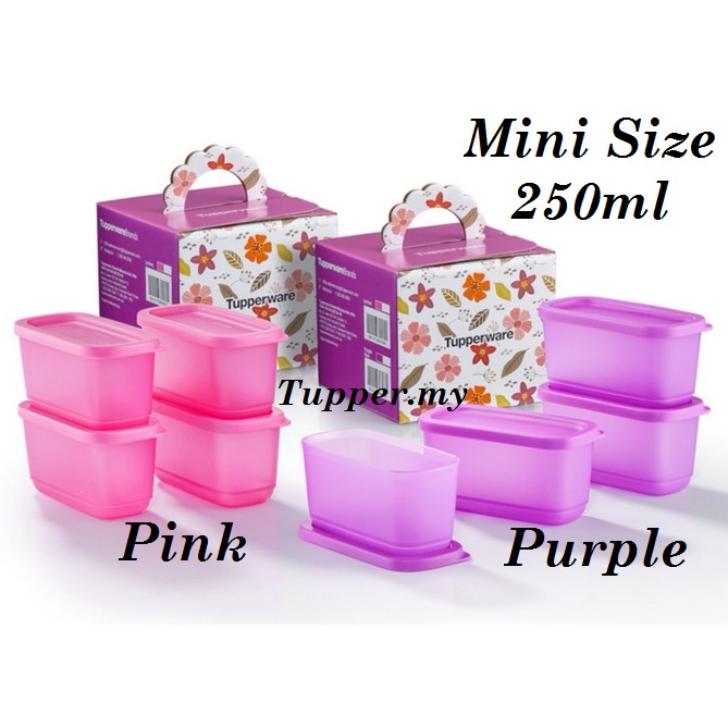 *Mini Size*Tupperware Sweet Trinkets Gift Set Mini Cubix Half Square ...