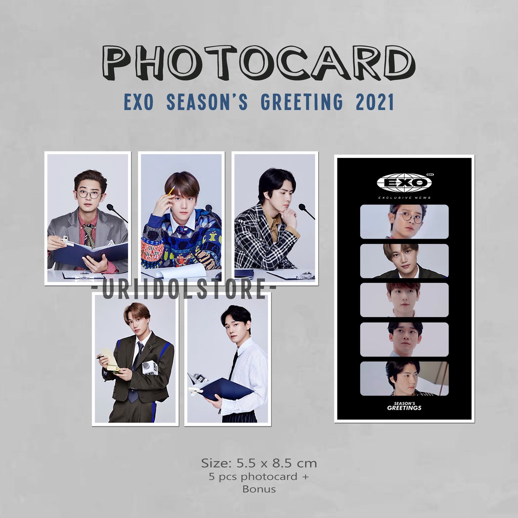 Exo Photocard - EXO Photocard - TYPE A - EXO - EXO Season's Greetings ...