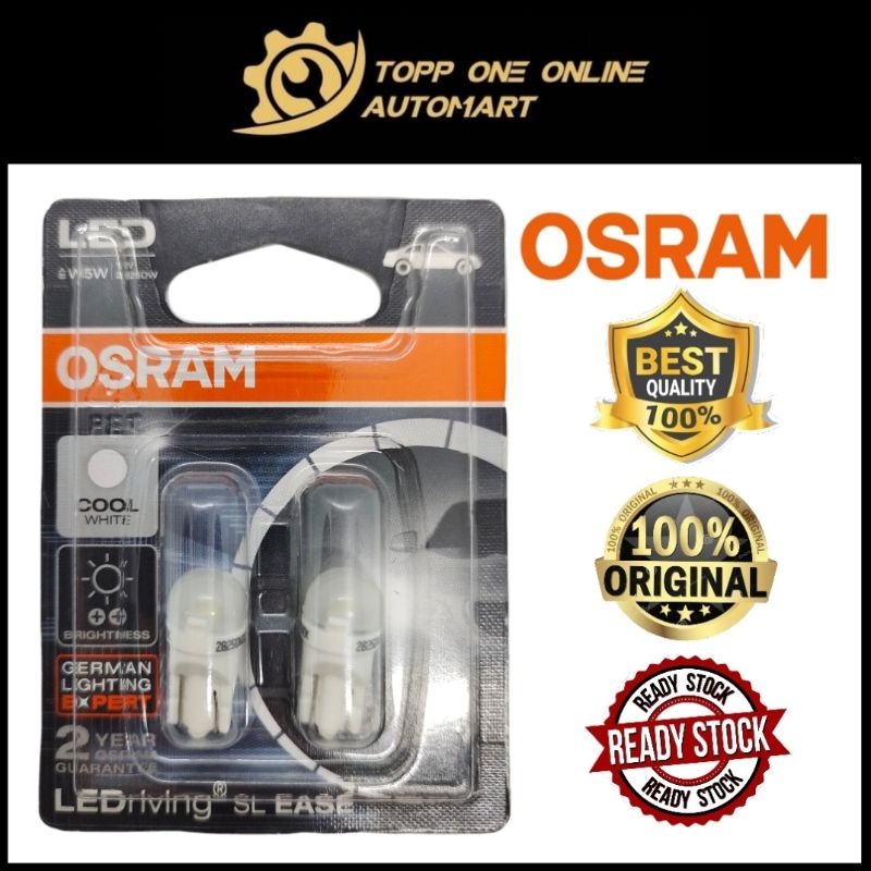 OSRAM T10 W5W 6000K 12V COOL WHITE LED BULB (ORIGINAL PRODUCT) | Shopee Malaysia